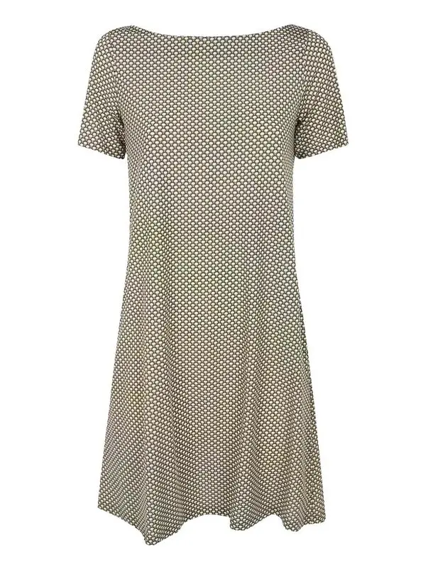 ARCHIVIO '67 Patterned T-shirt Dress - Neutrals