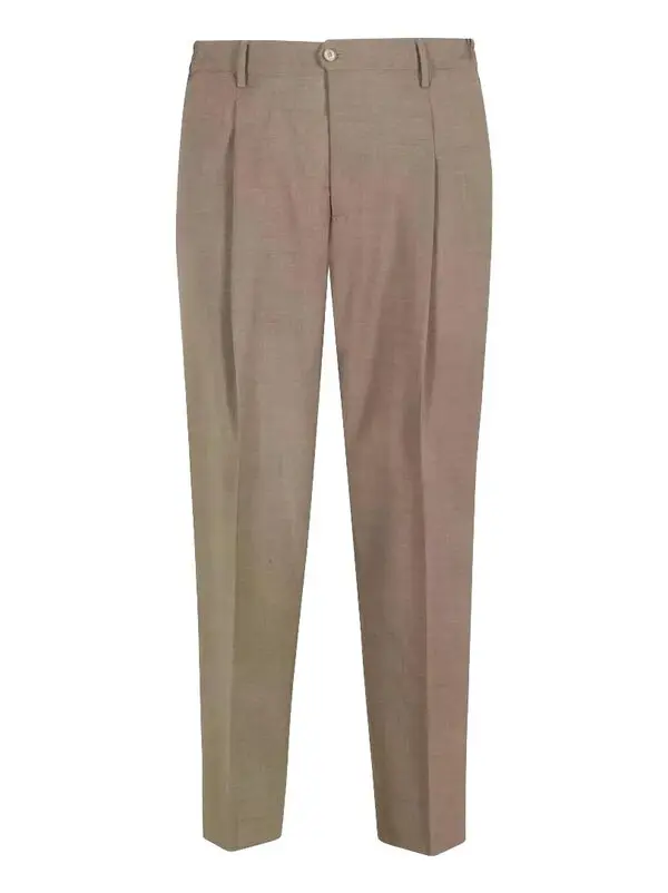 BRIGLIA 1949 Pleated Trousers - Brown