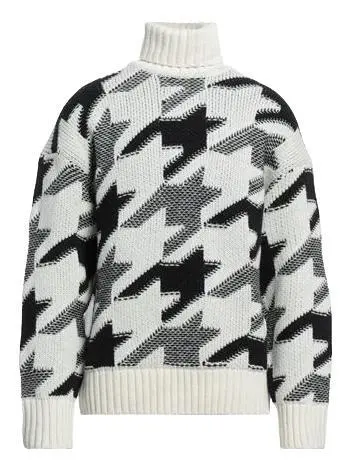 Gant Houndstooth Turtleneck - Off White