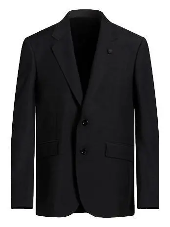 LARDINI Blazer Size Wool, Mohair Wool - Black