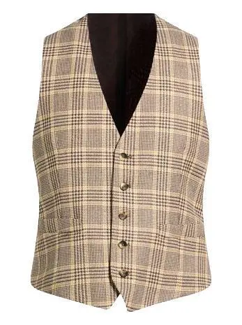 LARDINI Tailored Vest - Brown