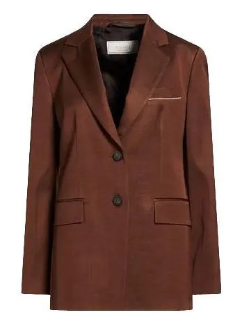 Peserico Single-breasted Blazer - Brown
