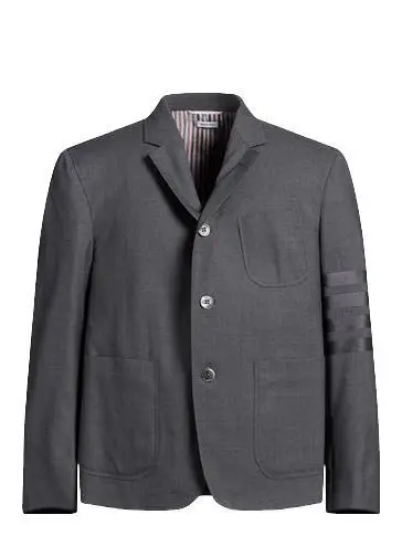 Thom Browne Blazer Charcoal Size Wool - Grey