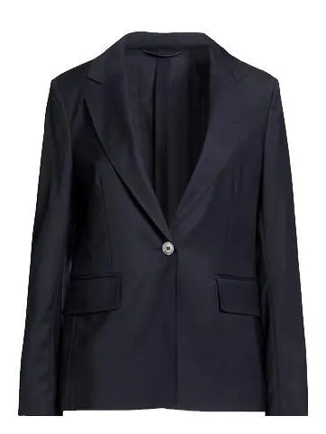 Peserico Blazer In Virgin Wool - Blue