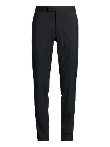 LARDINI Tailored Wool-blend Pants - Black