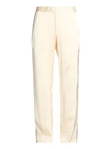LARDINI Tailored Wide Leg Pants - White
