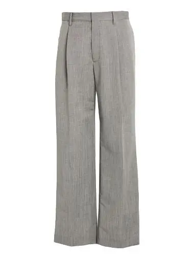 LARDINI Wool And Mohair Wool Pants - Grey
