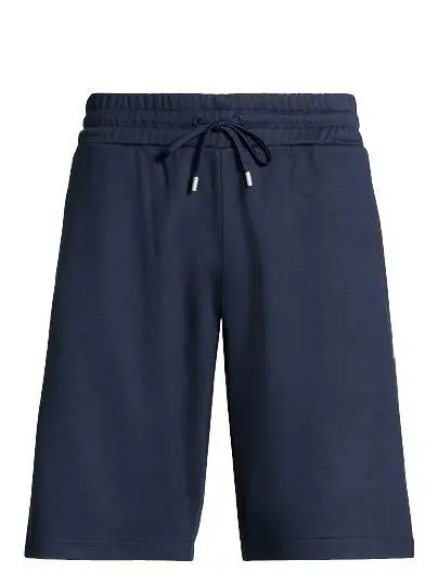LARDINI Viscose Jersey Athletic Shorts - Blue