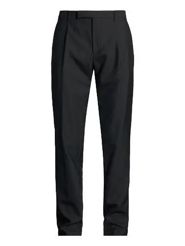 LARDINI Tailored Pinstriped Pants - Black