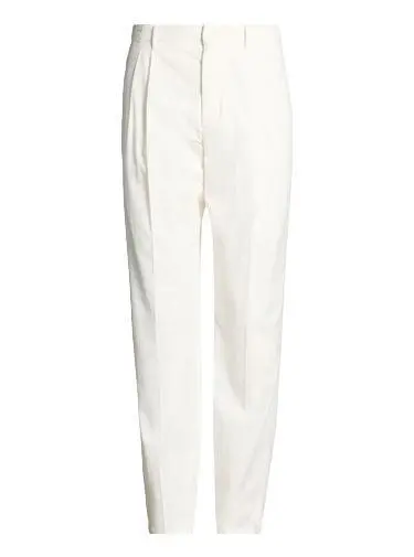 LARDINI Tailored Straight Leg Pants - White