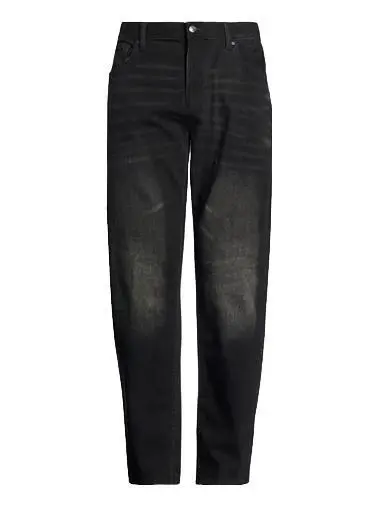 Armani Exchange Tapered Jeans With Logo - Black