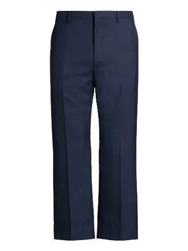 Caruso Tailored Wool Pants - Navy