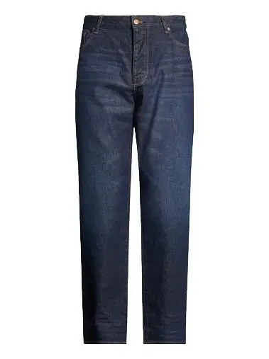 Armani Exchange Tapered Jeans With Five Pockets - Blue