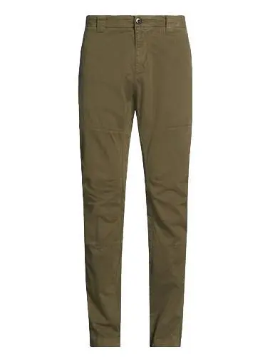 C.P. COMPANY Cotton-elastane Blend Tapered Pants - Green