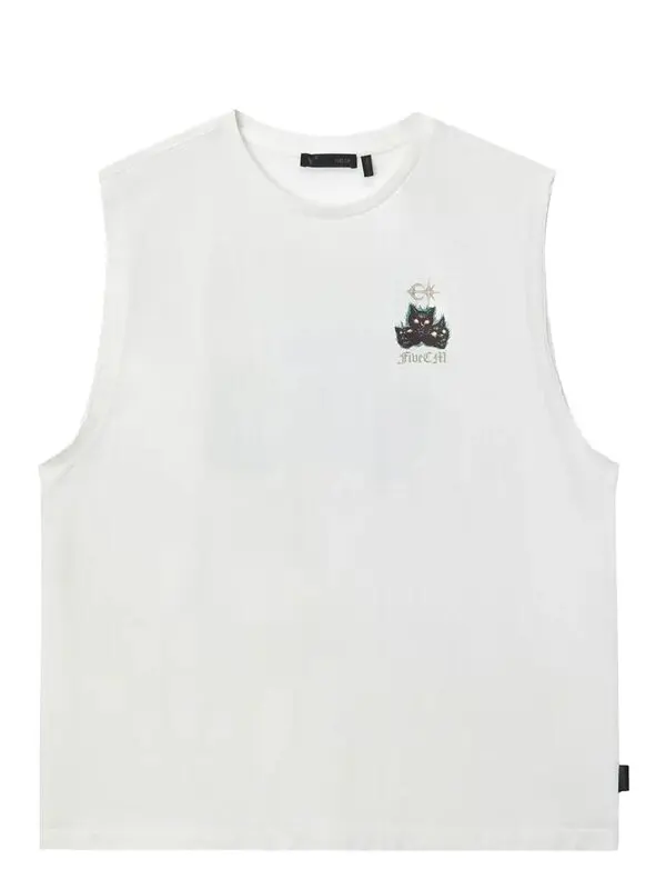 FIVE CM Sleeveless T-shirt - White