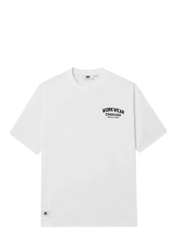 CHOCOOLATE Graphic Print T-shirt - White
