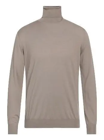 FILIPPO DE LAURENTIIS Turtleneck Khaki Size Super 140s Wool, Silk, Cashmere - Beige