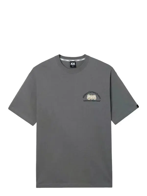 FINGERCROXX Graphic-print T-shirt - Grey
