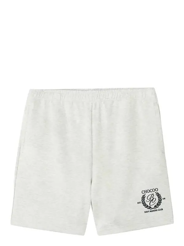 CHOCOOLATE Logo Patch Shorts - Grey