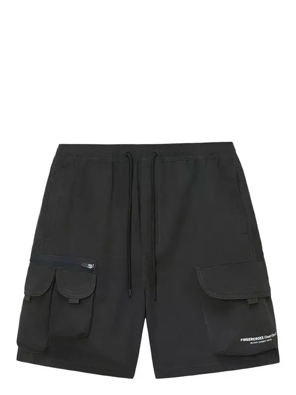FINGERCROXX Cargo Pocket Shorts - Grey