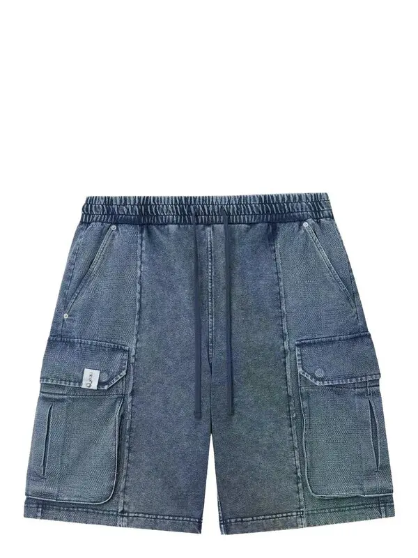 FIVE CM Cargo Drawstring Shorts - Blue