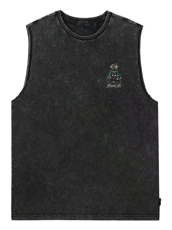 FIVE CM Graphic Tank Top - Grey