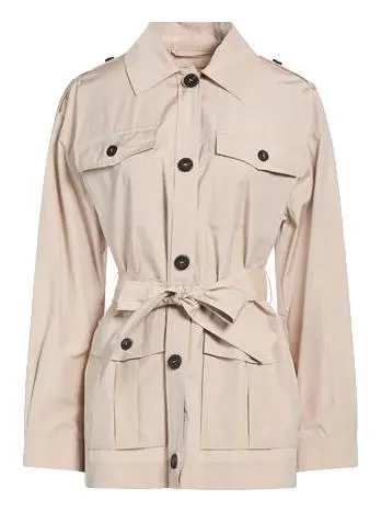 Peserico Jacket In Cotton And Polyester - Sand