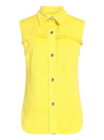GRIFONI Denim Shirt - Yellow