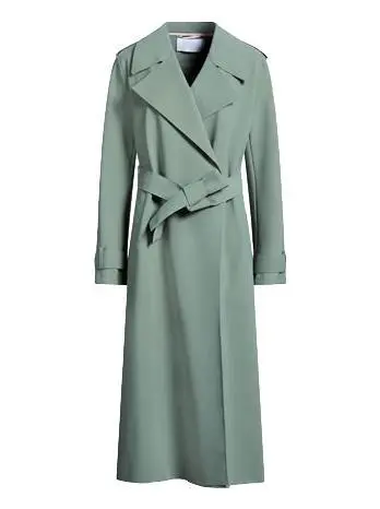 Harris Wharf London Military Overcoat - Green