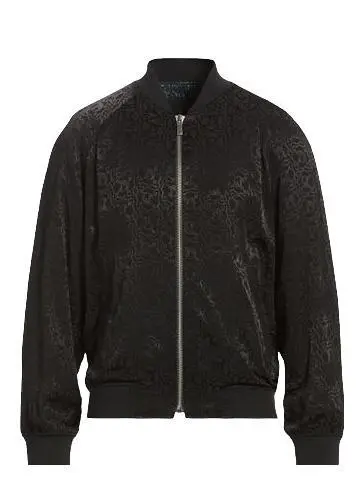 Just Cavalli Jacquard Bomber Jacket - Black