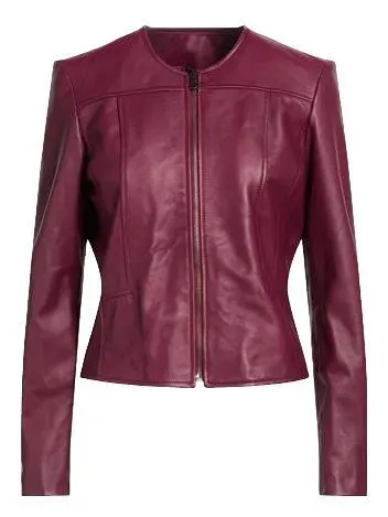STREET LEATHERS Leather Jacket - Red