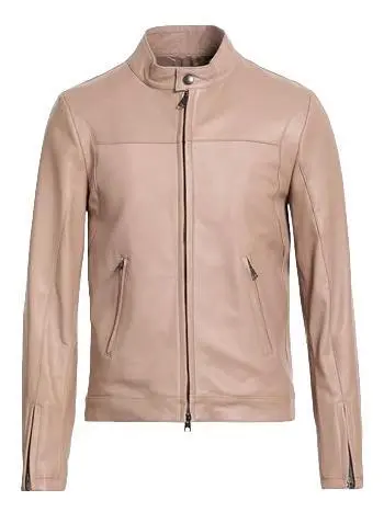 STREET LEATHERS Leather Jacket - Beige