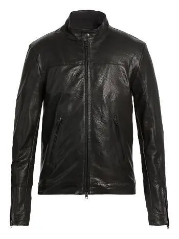 STREET LEATHERS Leather Jacket - Black