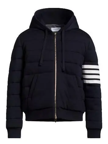 Thom Browne Virgin Wool Quilted Jacket - Navy