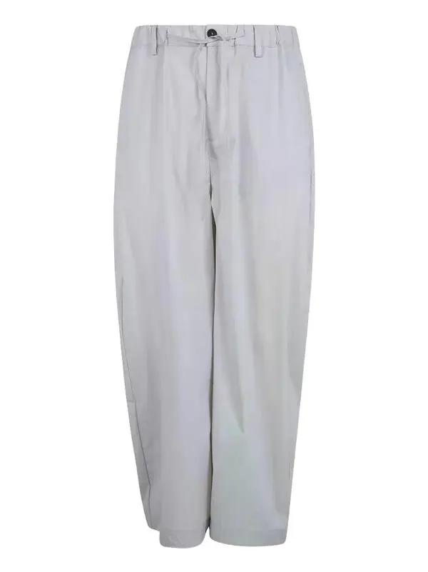 WOC Drawstring-fastening Trousers - Grey