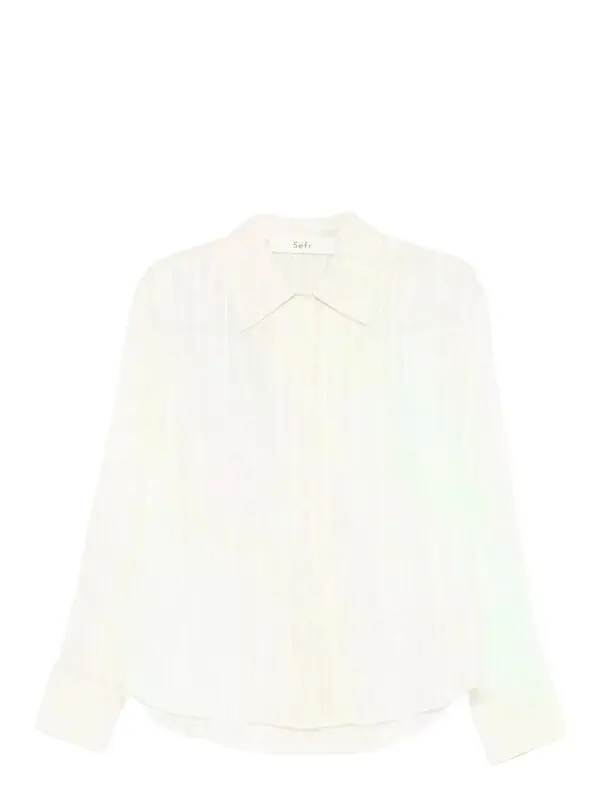 Séfr Imogen Cotton Shirt - Neutrals