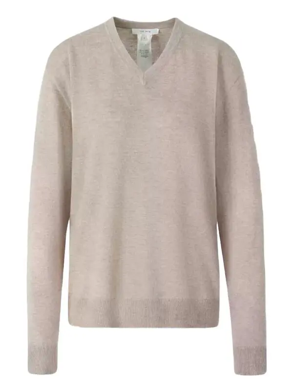 THE ROW Nian V-neck Sweater - Neutrals