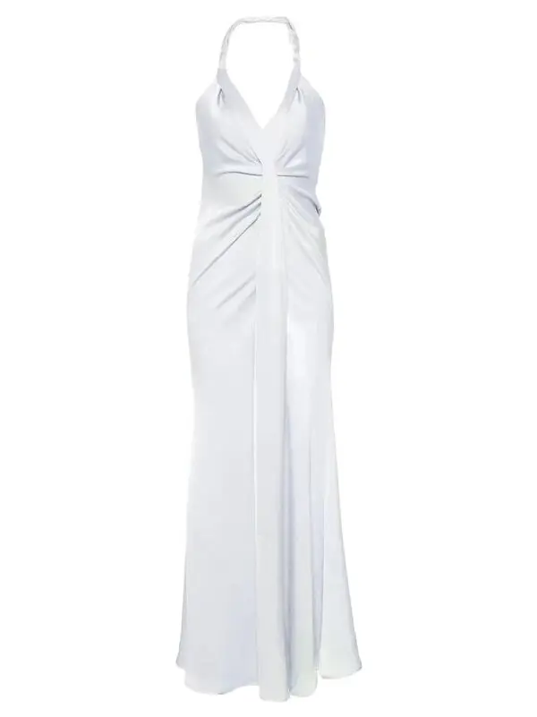 ELEH V-neck Maxi Dress - Blue