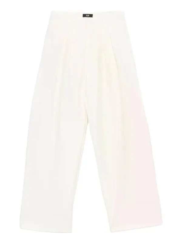 ELEH Pleated Palazzo Pants - Neutrals