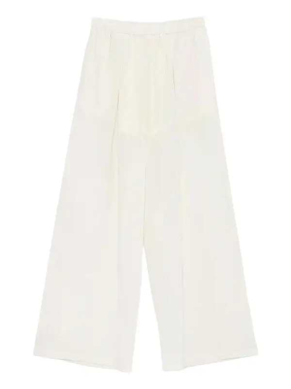 ELEH Elasticated-waistband Palazzo Pants - Neutrals