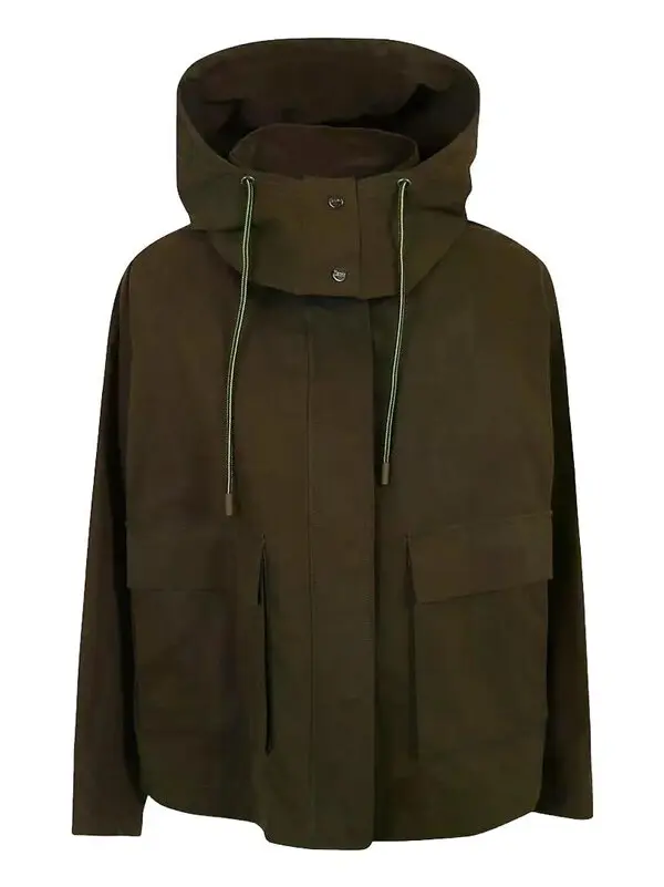 Herno Hooded Jacket With Pockets - Green