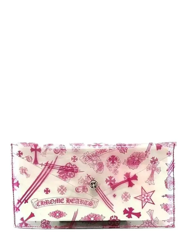 Chrome Hearts Graphic-print Clutch - White