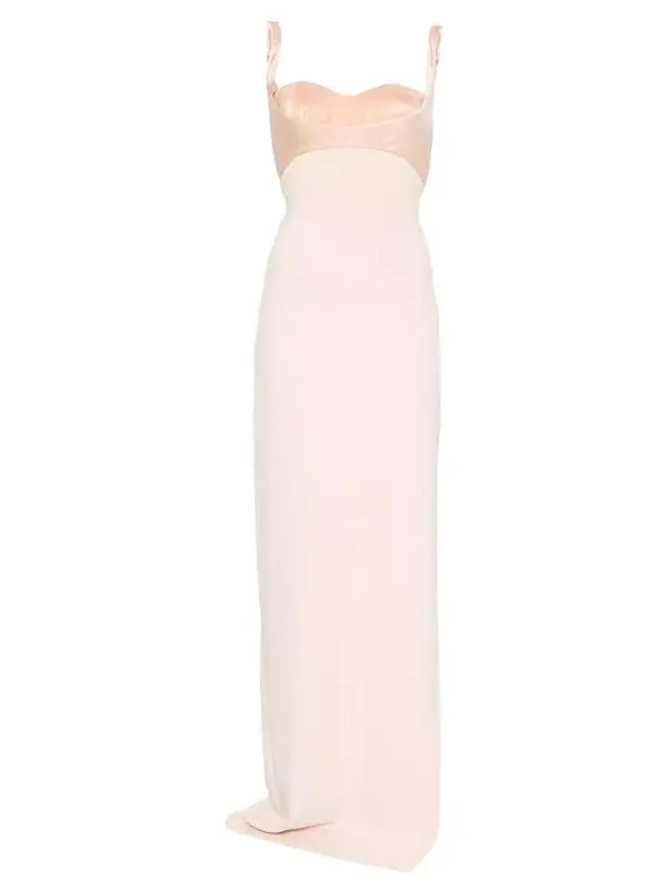Elisabetta Franchi X Pronovias Cistell Sweetheart-neck Maxi Dress - Pink