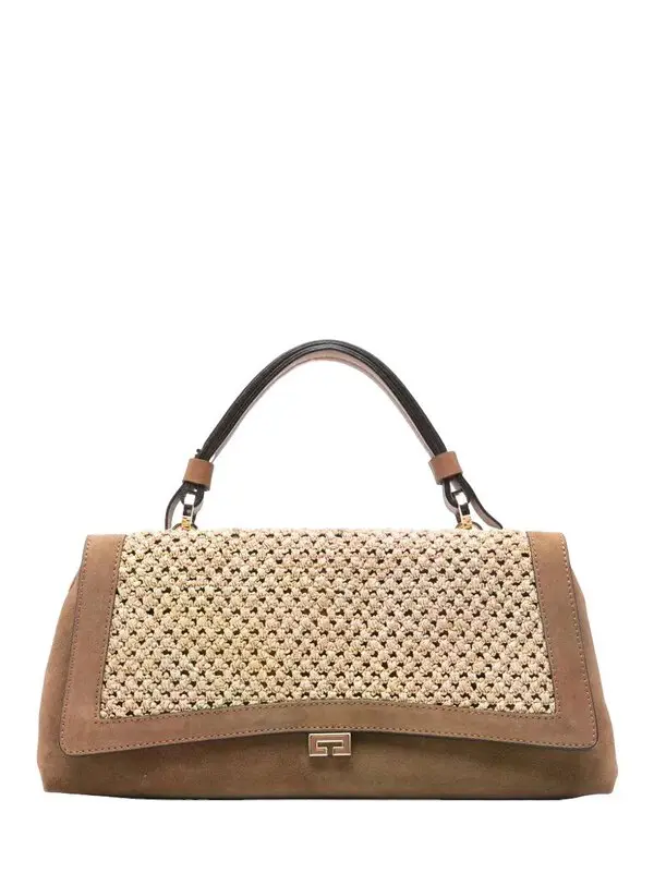 LORISTELLA Kendall Woven Tote Bag - Brown