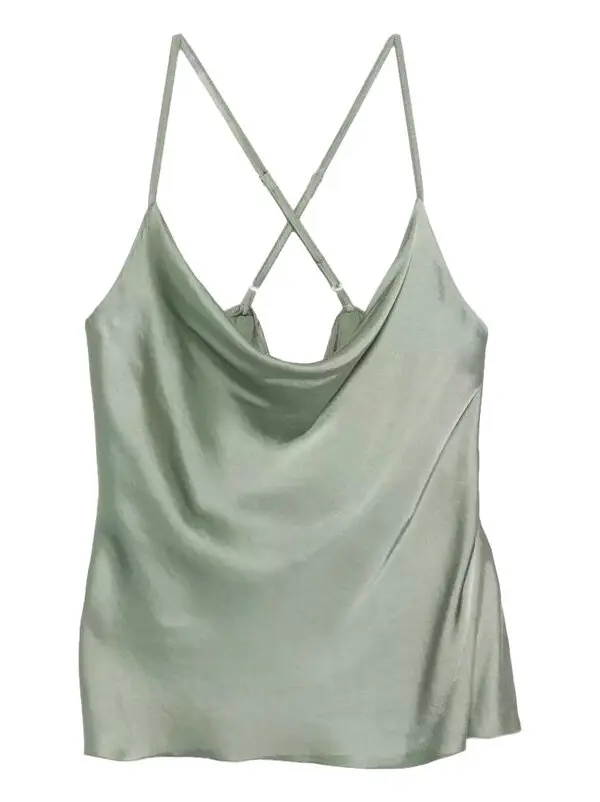 Dixie Criss-cross Strap Top - Green
