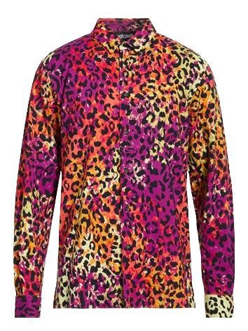 Just Cavalli Shirt Size Cotton, Viscose - Plum