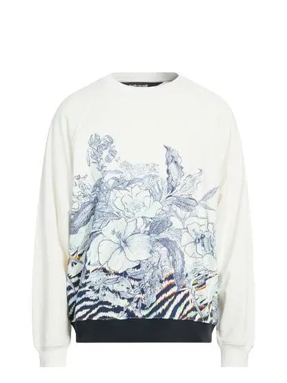 Just Cavalli Cotton French Terry Sweatshirt - White