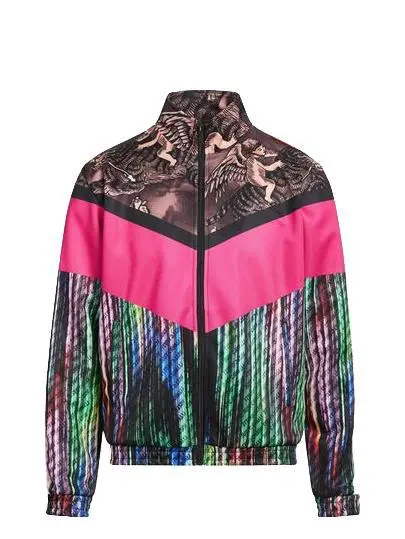 Just Cavalli Logo-print Zip-up Sweatshirt - Magenta