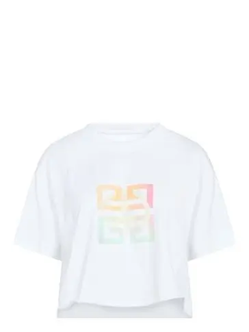 Givenchy Cotton Jersey Crop T-shirt - White