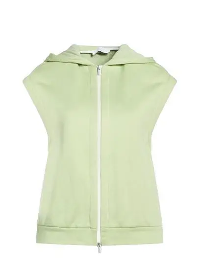 Peserico Sleeveless Hooded Sweatshirt - Green